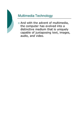 Multimedia Technology | PDF
