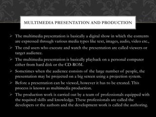 Multimedia: Multimedia technology | PPTX