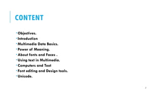 Multimedia Technology lecture (2)Text.pptx | Desktop Publishing ...