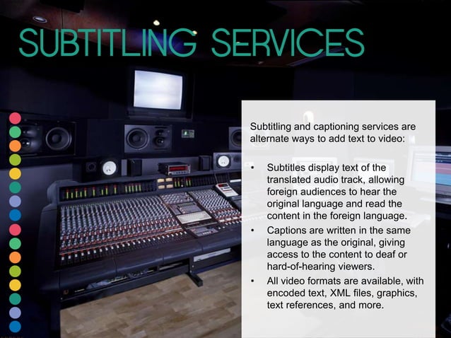 Multimedia Translation & Localization Services | PPT