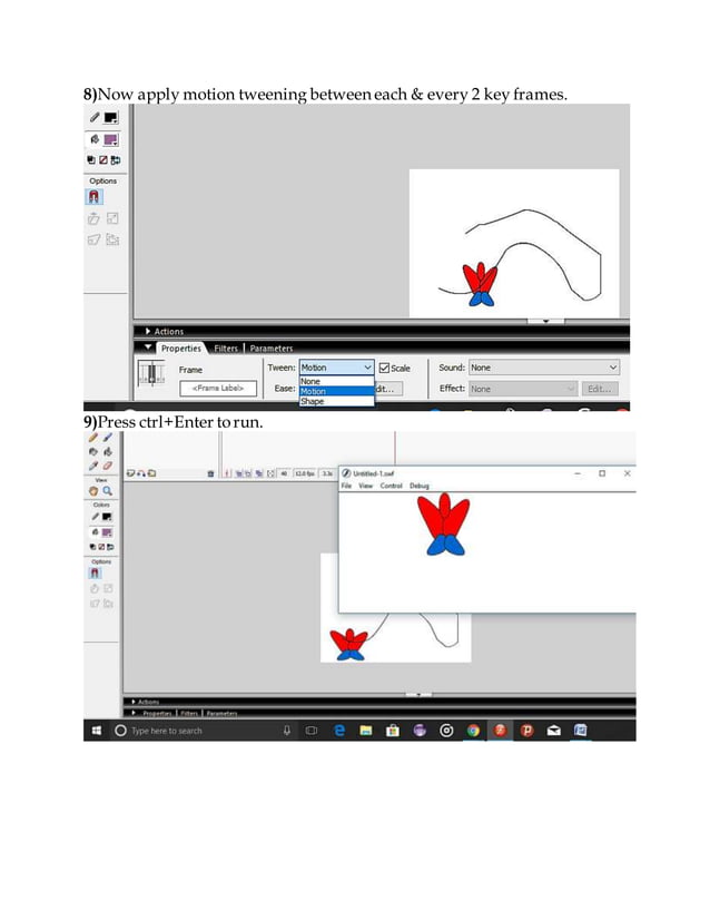 Macromedia Flash Player Practical file | DOCX | Computer Animation | Computer Software and ...