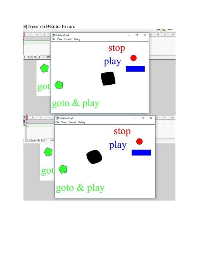 Macromedia Flash Player Practical file | DOCX | Computer Animation | Computer Software and ...