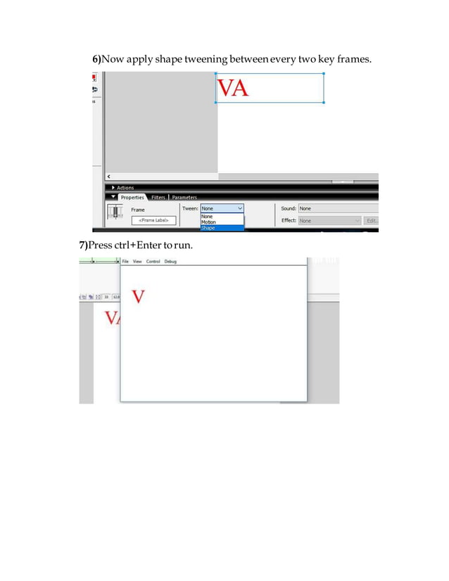 Macromedia Flash Player Practical file | DOCX | Computer Animation | Computer Software and ...