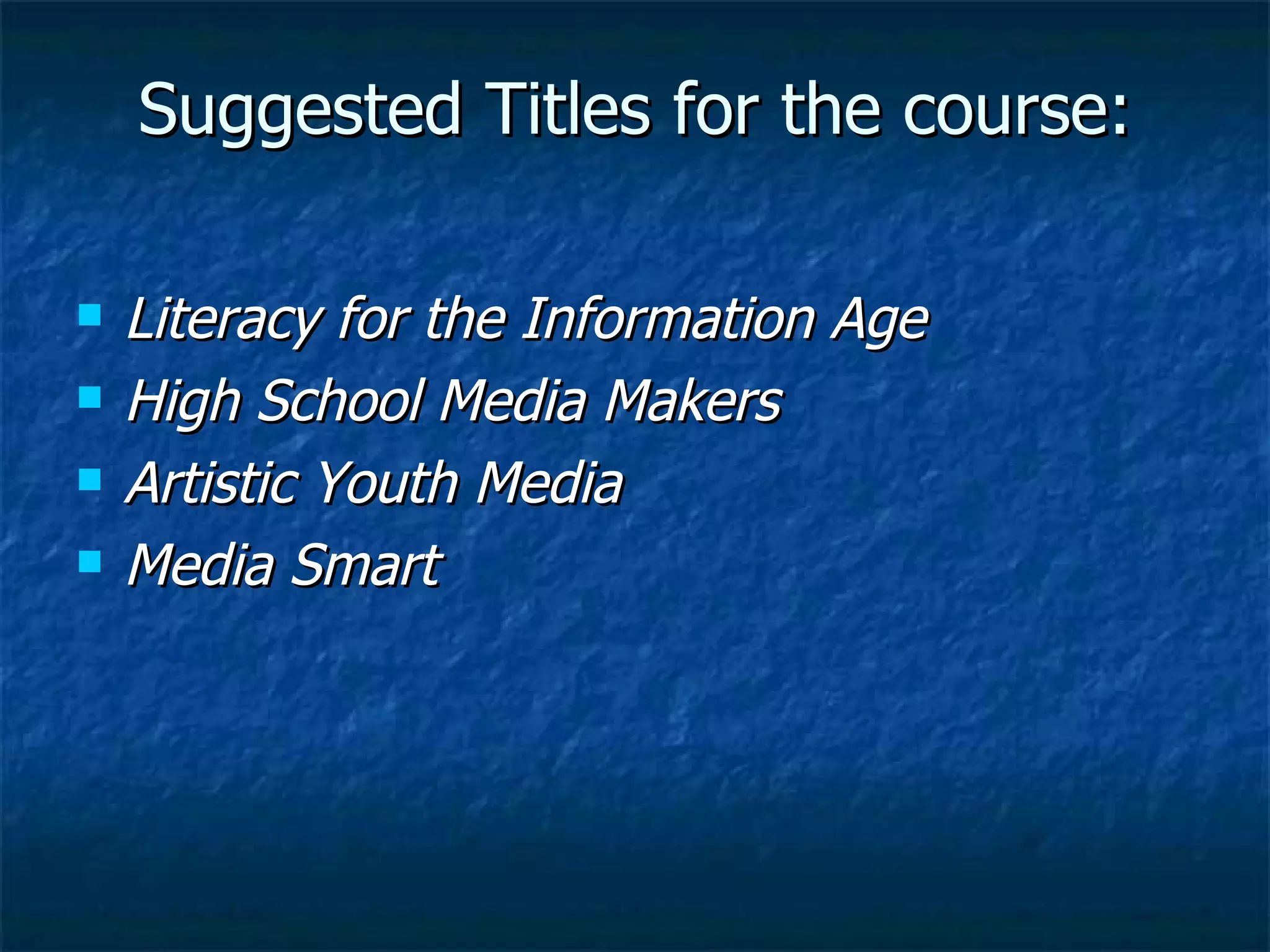 Multimedia Workshop | PPT