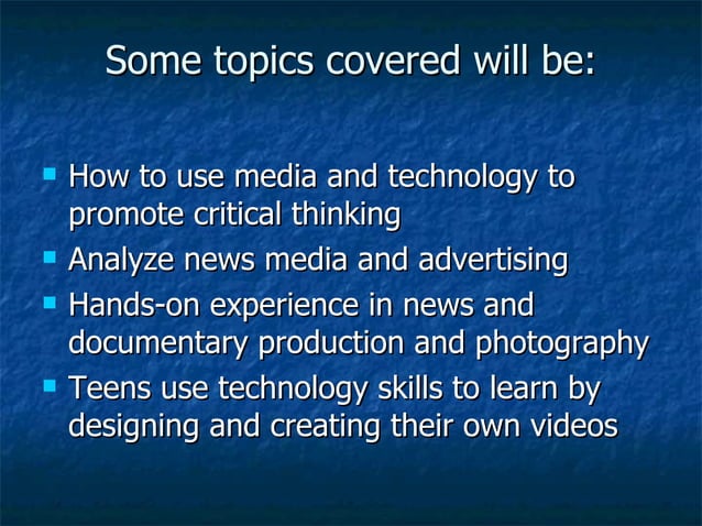 Multimedia Workshop | PPT