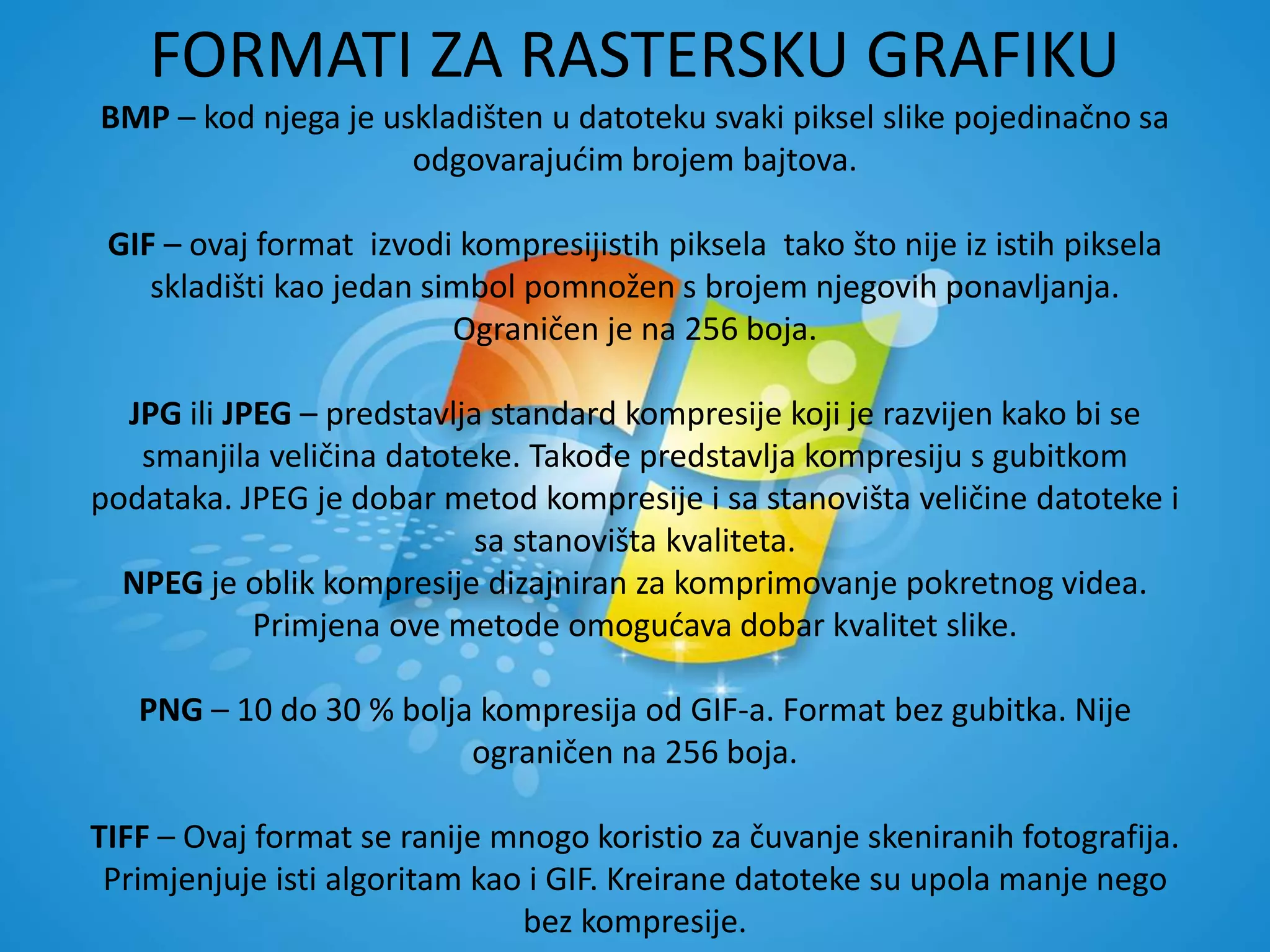 Multimedijalno predstavljanje informacija | PPTX