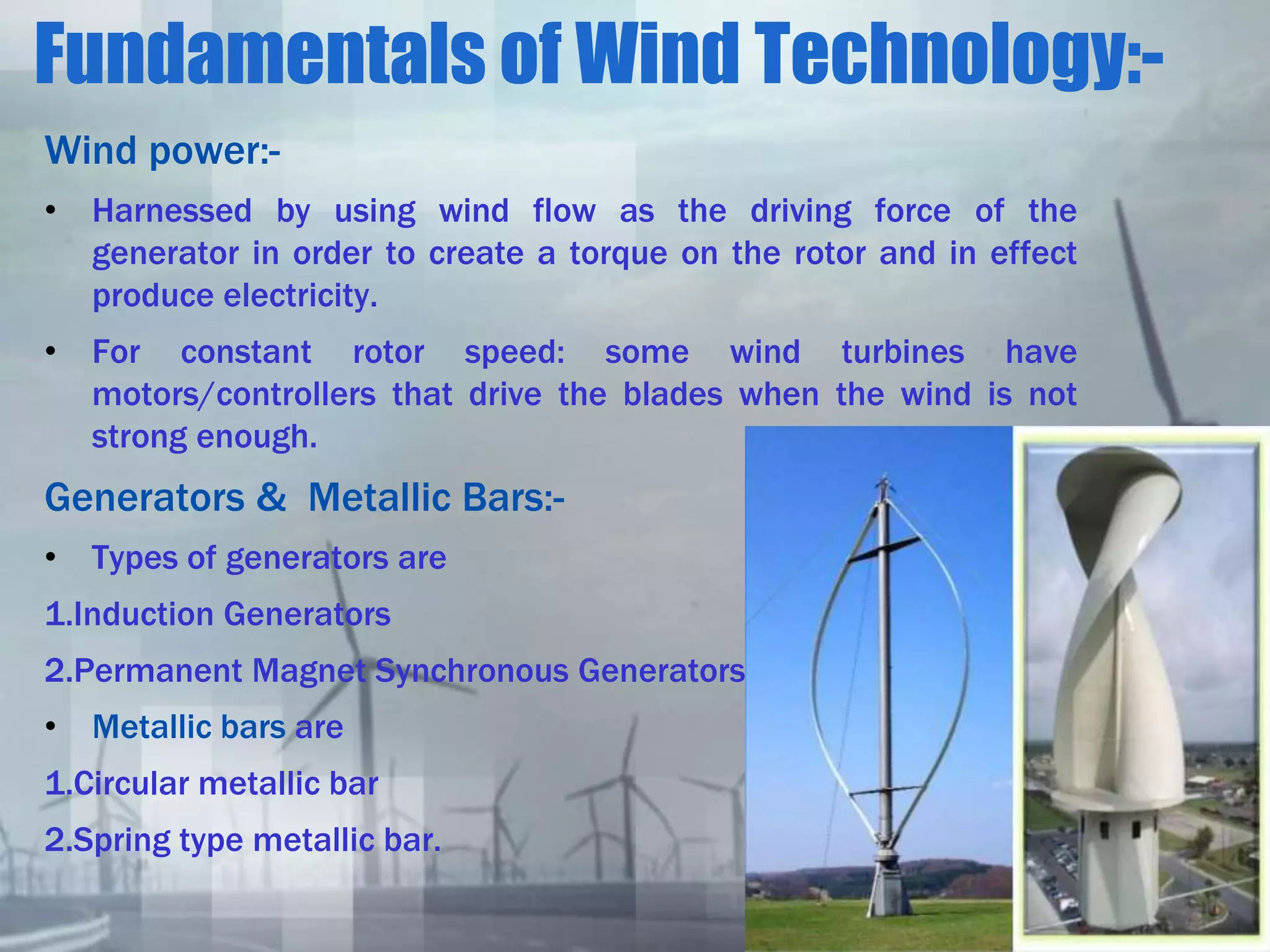 Multi megawatt wind turbines | PPT