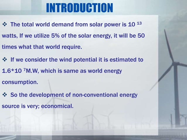 Multi megawatt wind turbines | PPT