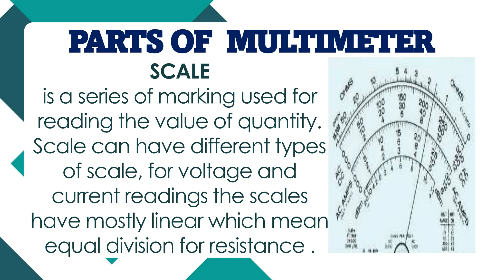 ELECTRICAL INSTALLATION AND MAINTENANCE.MULTIMETER.PARTS | PDF