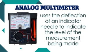 ELECTRICAL INSTALLATION AND MAINTENANCE.MULTIMETER.PARTS | PDF