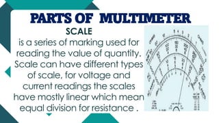 ELECTRICAL INSTALLATION AND MAINTENANCE.MULTIMETER.PARTS | PDF