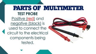 ELECTRICAL INSTALLATION AND MAINTENANCE.MULTIMETER.PARTS | PDF