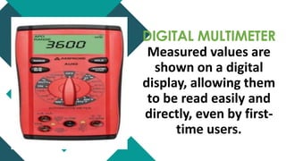 ELECTRICAL INSTALLATION AND MAINTENANCE.MULTIMETER.PARTS | PDF