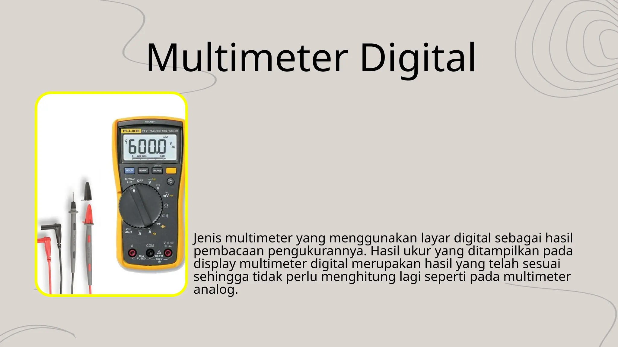 Dasar dasar Multimeter Analog dan Digital | PPTX