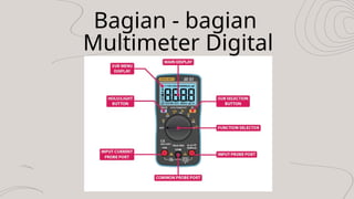 Dasar dasar Multimeter Analog dan Digital | PPTX