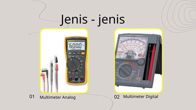 Dasar dasar Multimeter Analog dan Digital | PPTX