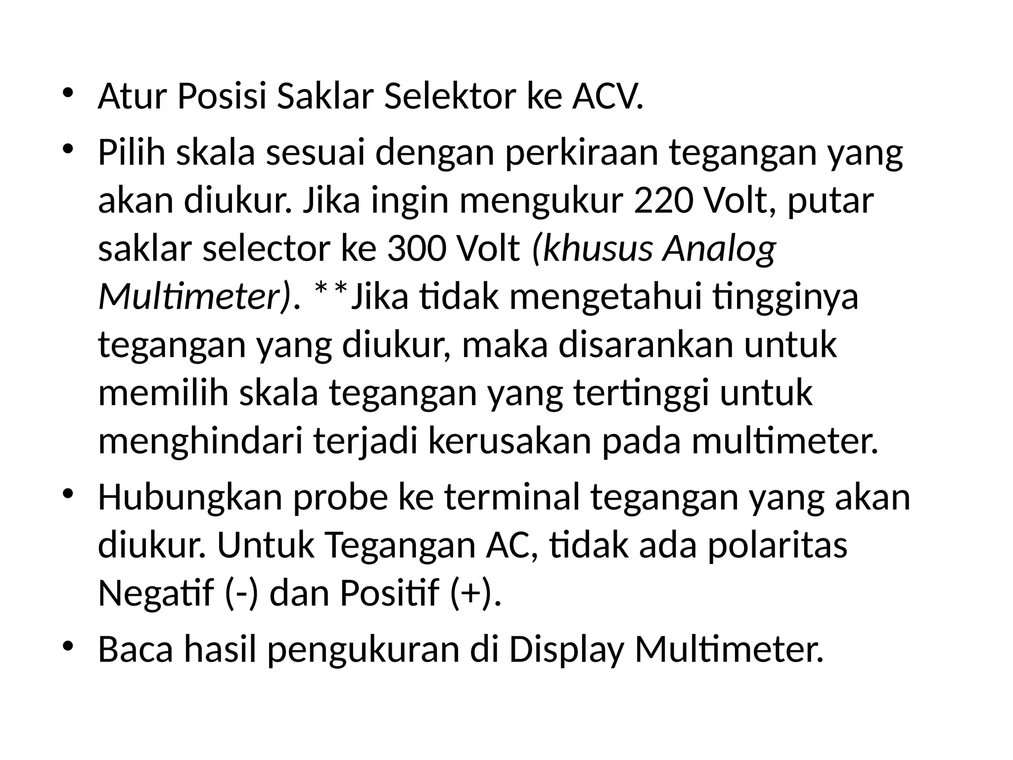 CARA MEMBACA MULTIMETER di dunia perguruan tinggi | PPTX