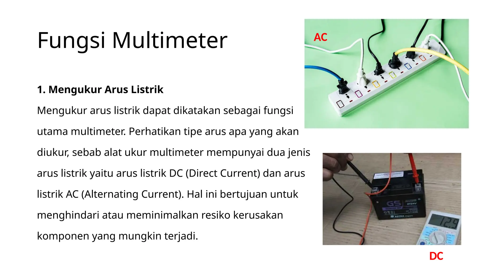 Multimeter adalah alat yang digunakan untuk memeriksa tegangan.pptx