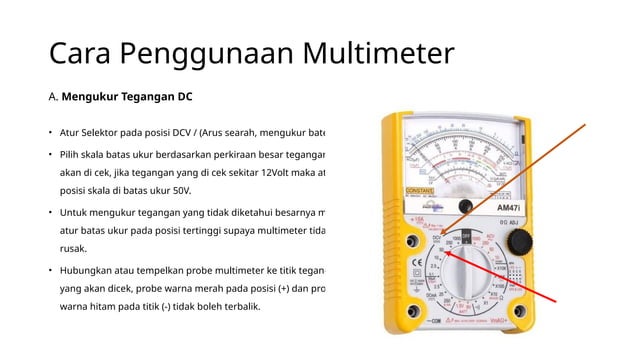 Multimeter adalah alat yang digunakan untuk memeriksa tegangan.pptx ...