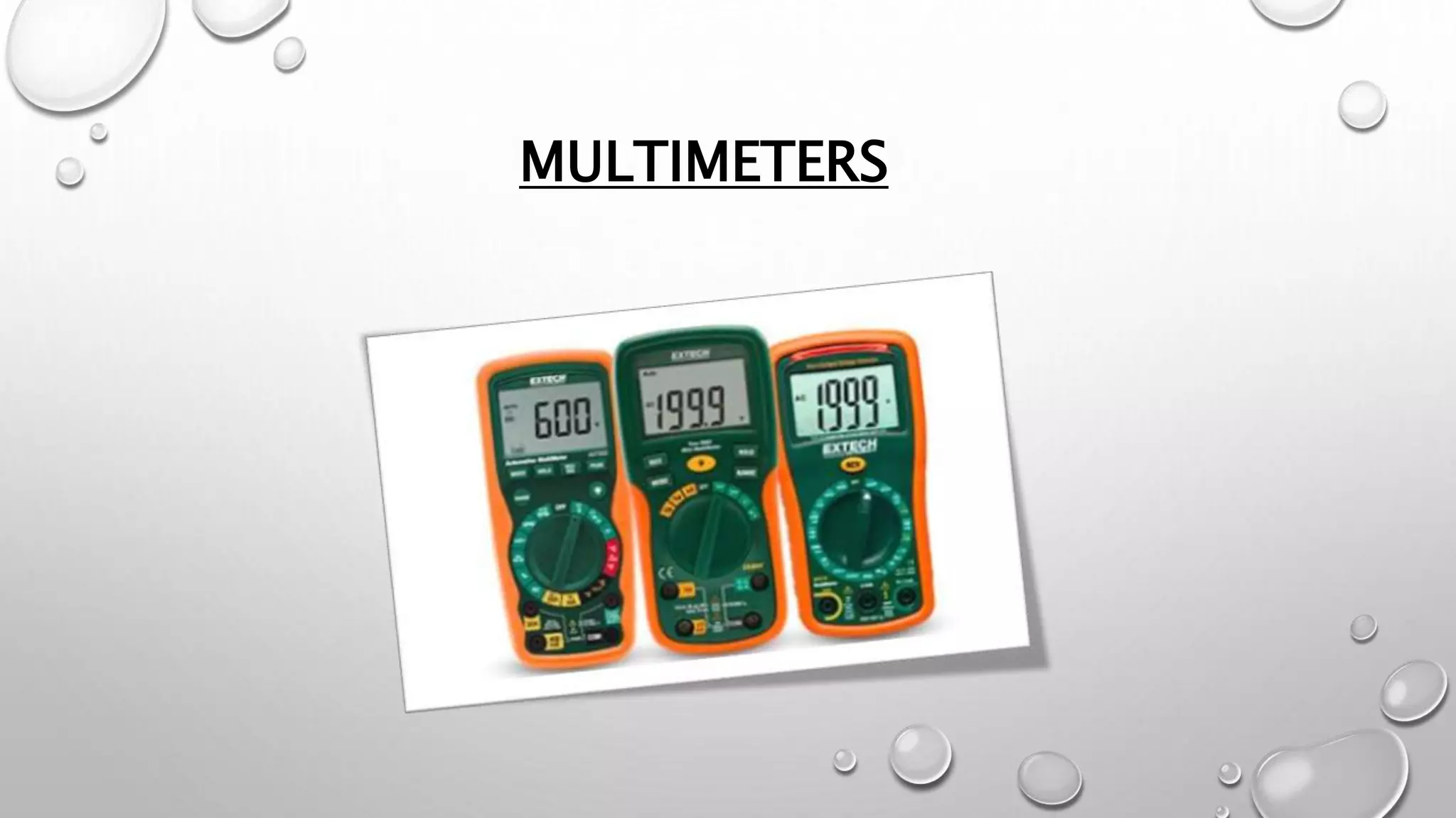Multimeters | PPT