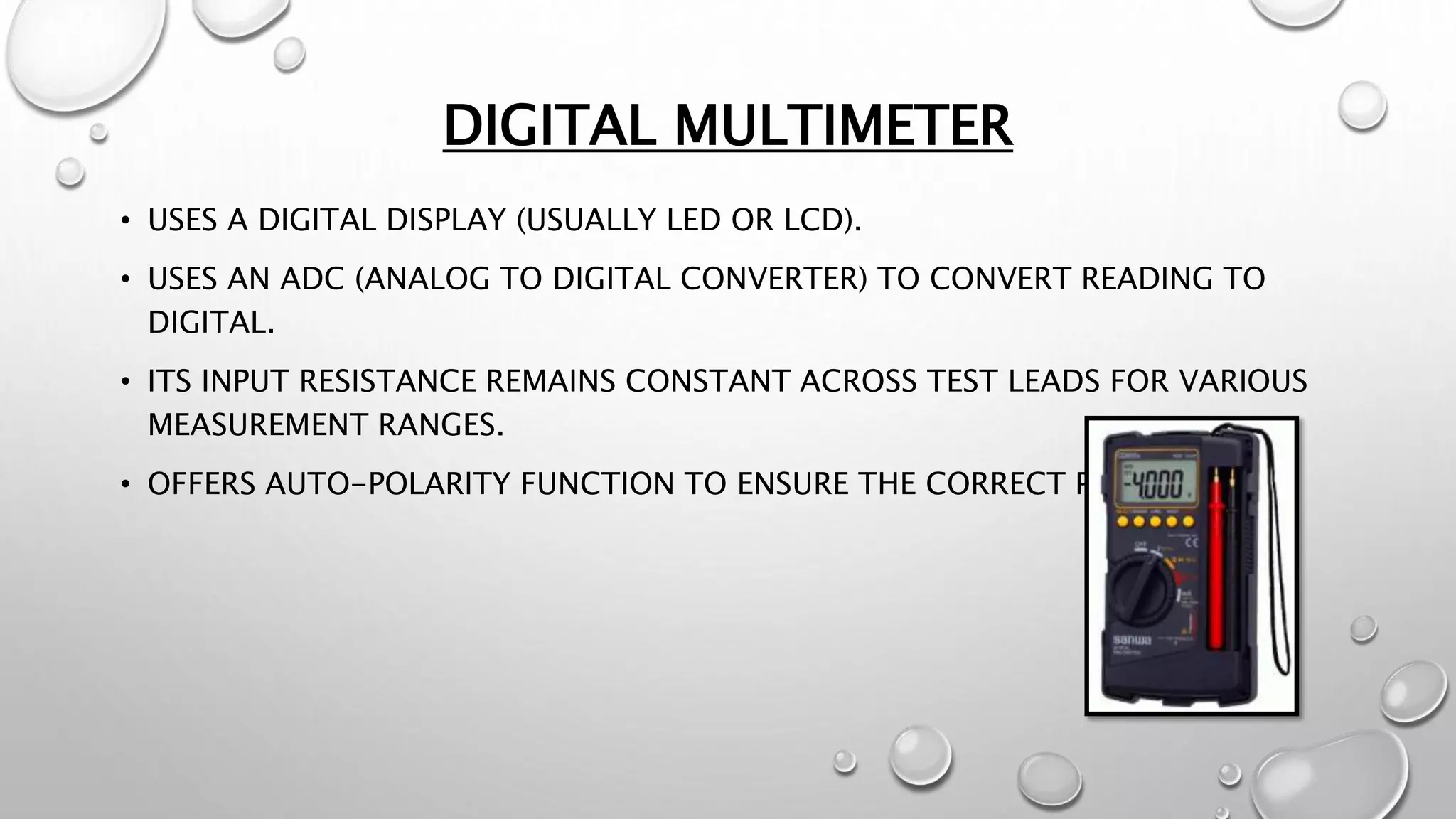 Multimeters | PPT