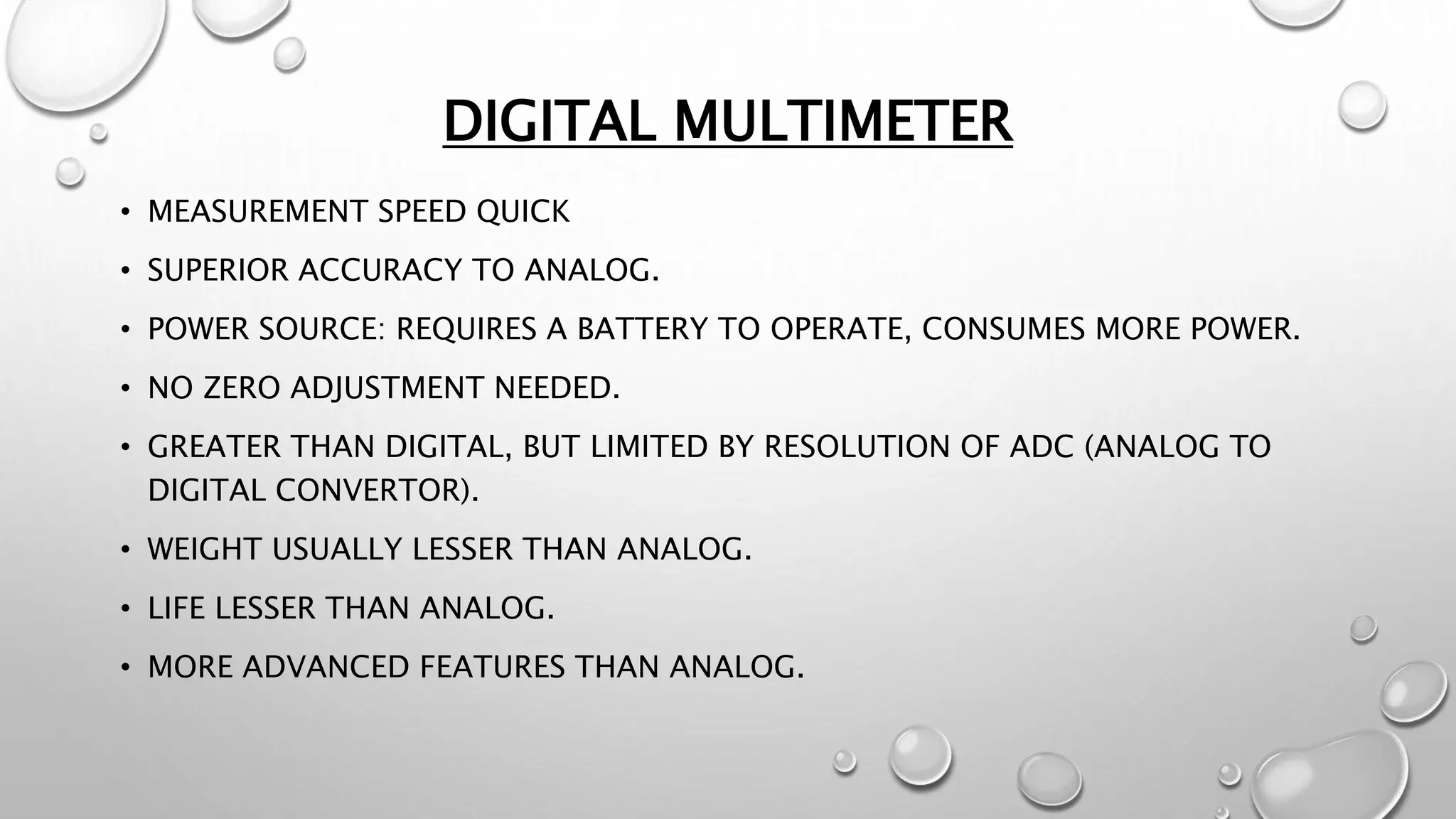 Multimeters | PPT