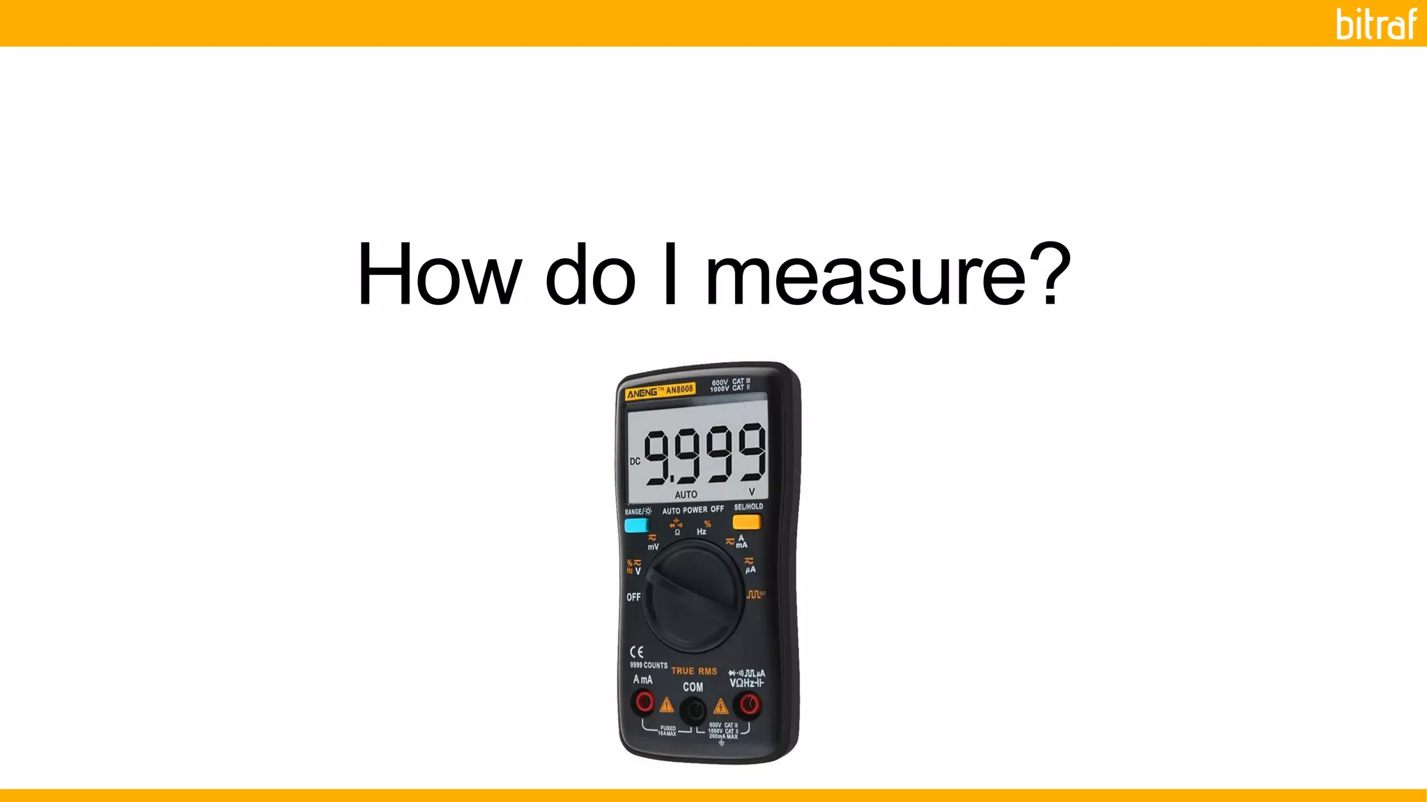 How to use a Multimeter | PPTX