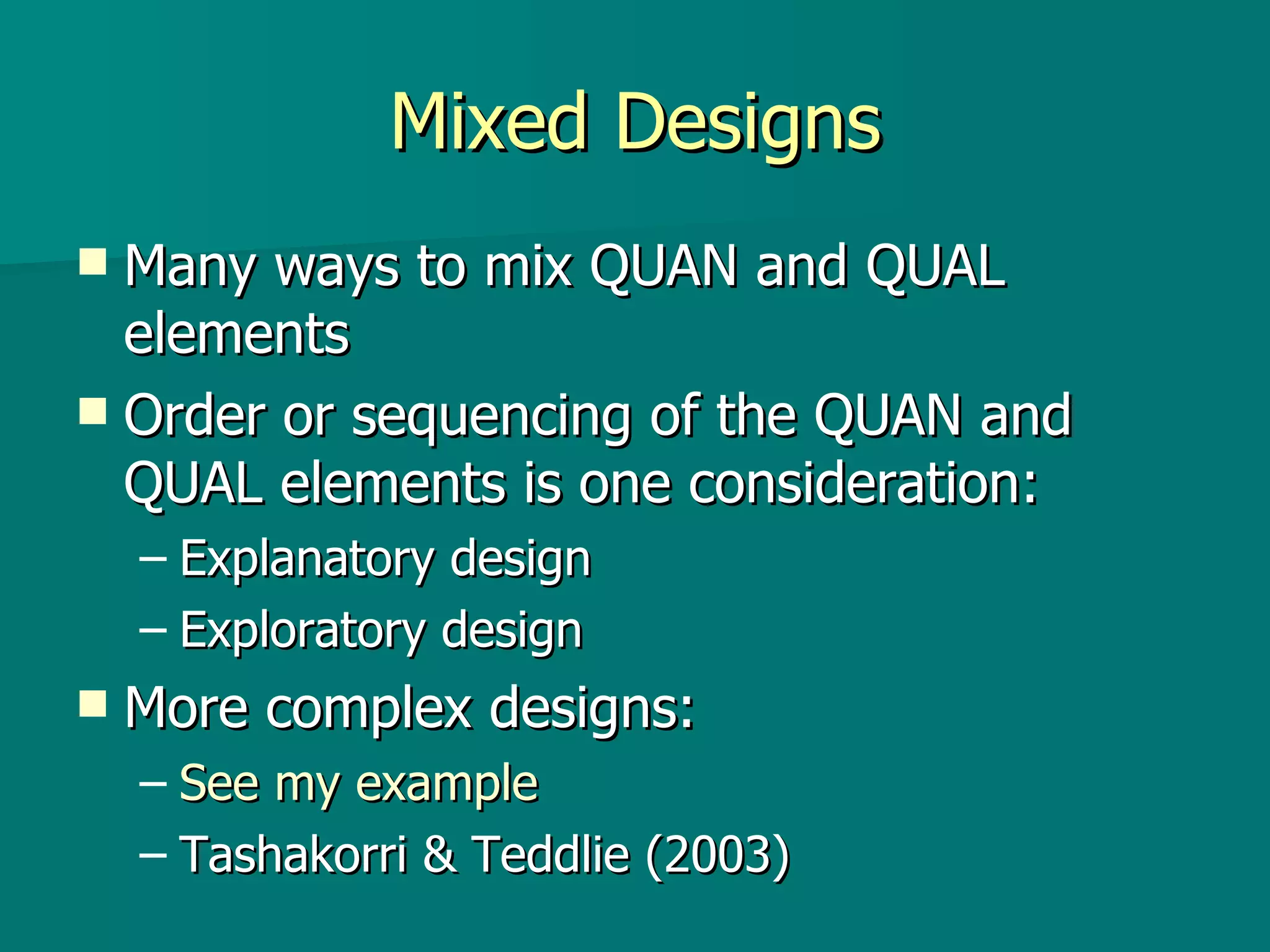 Multimethod research | PPT