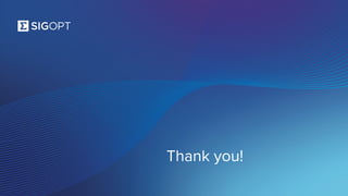 Optimizing BERT and Natural Language Models with SigOpt Experiment Management | PPT