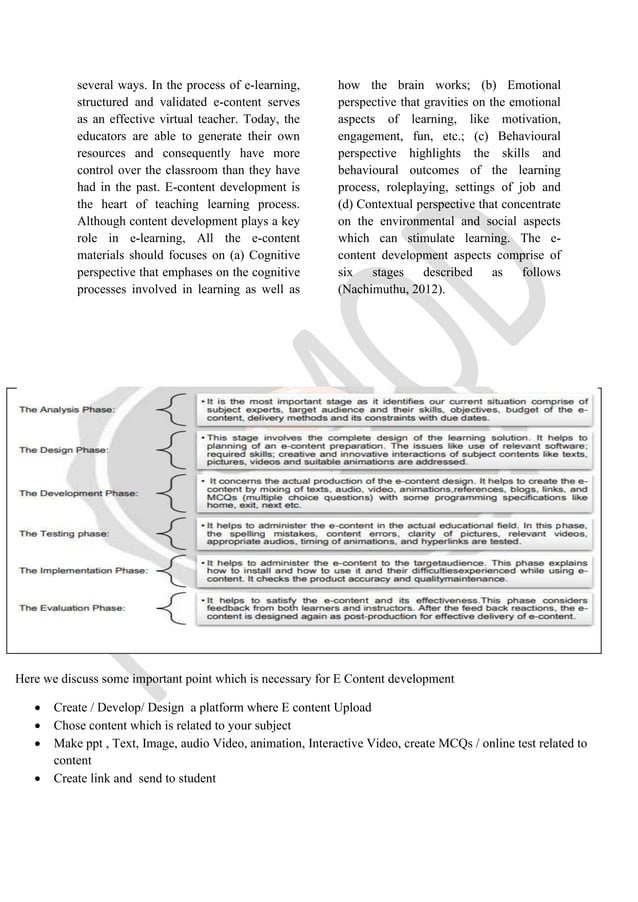 Multimidia E content development .pdf | Education industry | Industries