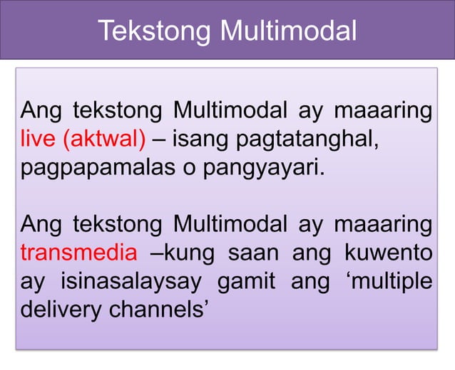 Multimodal | PPTX