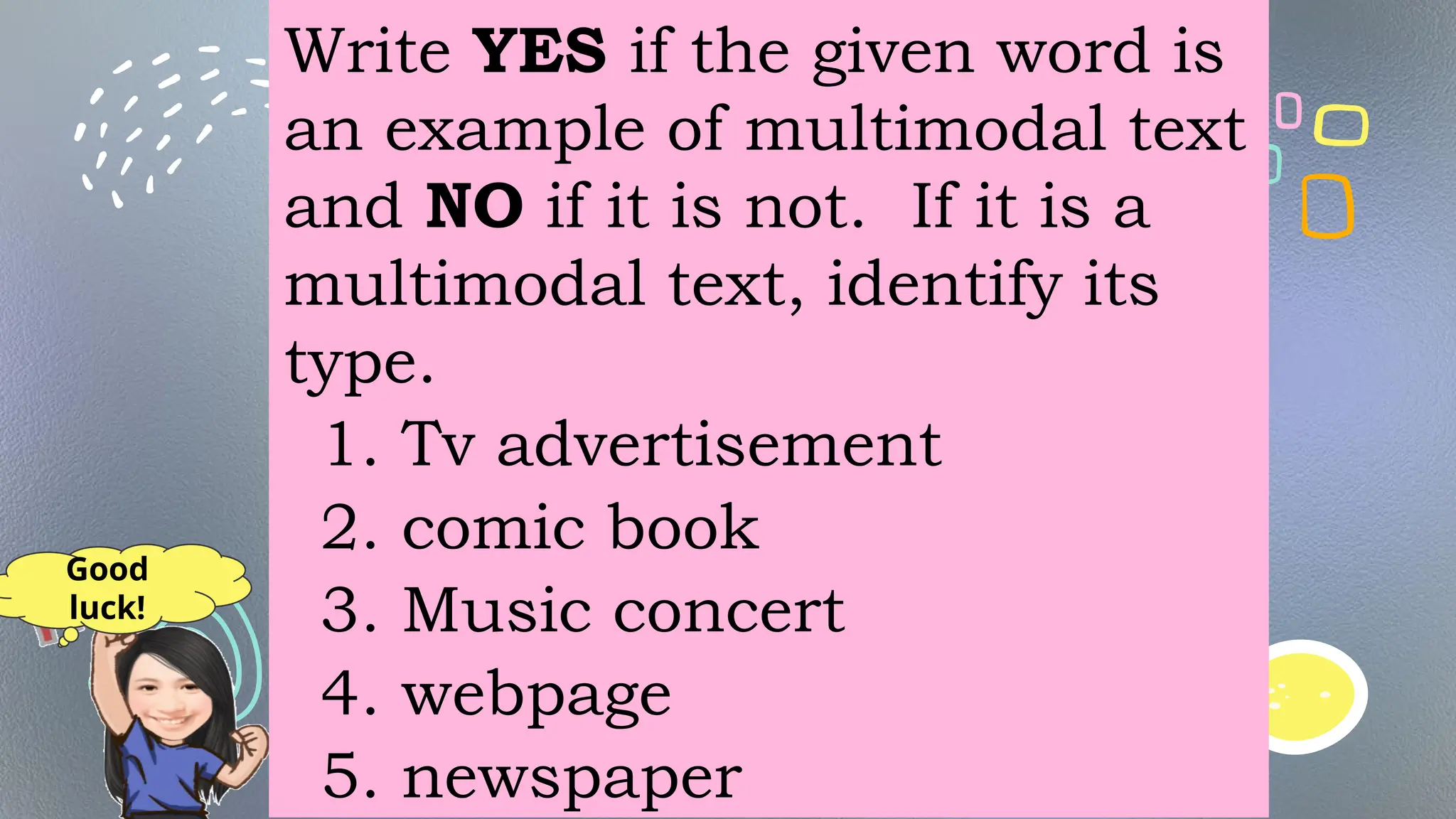 Grade 8 LEsson 2nd Quarter MELC Multimodal texts | PPTX