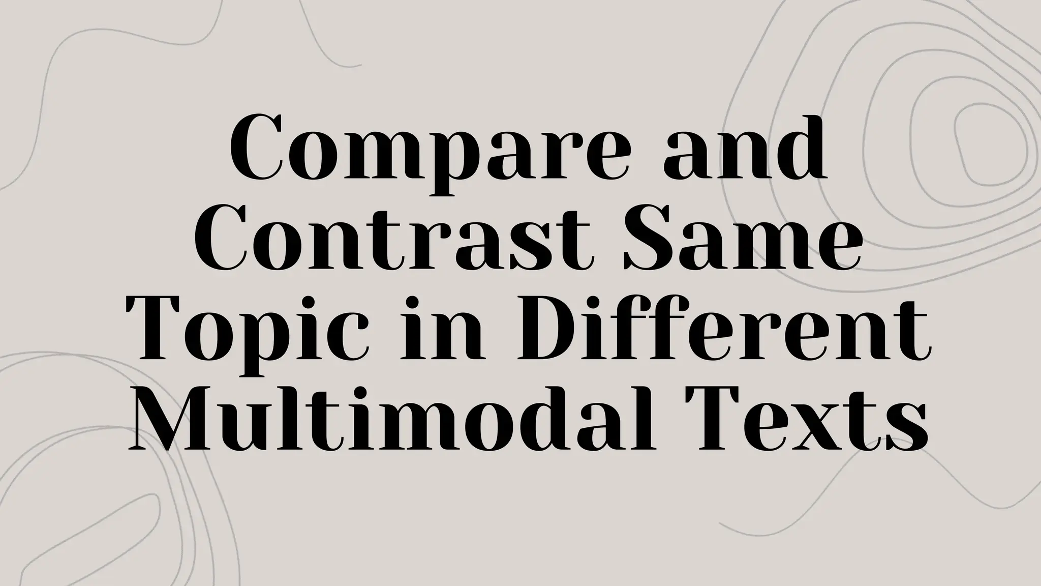 MULTIMODAL TEXTS ENGLISH GRADE 8 LESSON. | PPTX