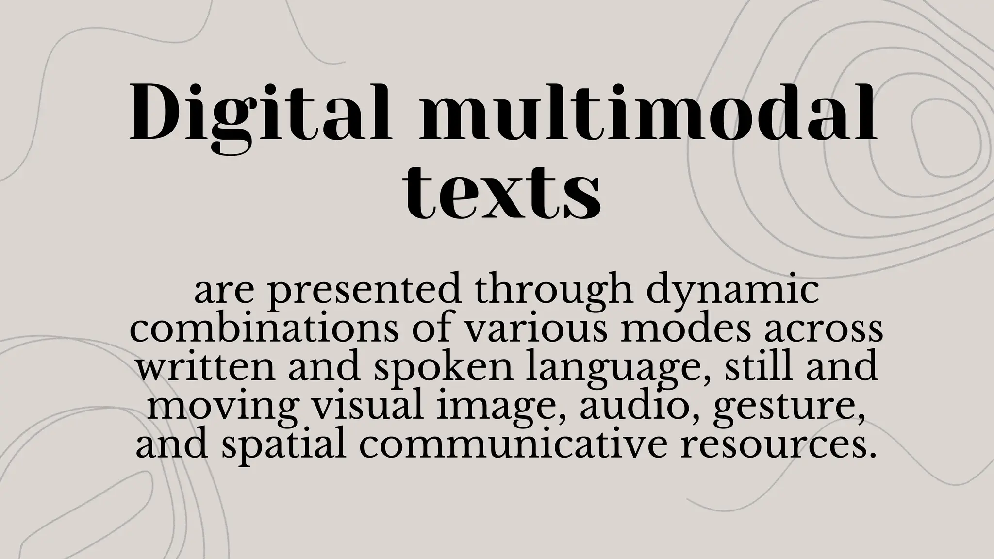 MULTIMODAL TEXTS ENGLISH GRADE 8 LESSON. | PPT MULTIMODAL TEXTS ENGLISH GRADE 8 LESSON. | PPT