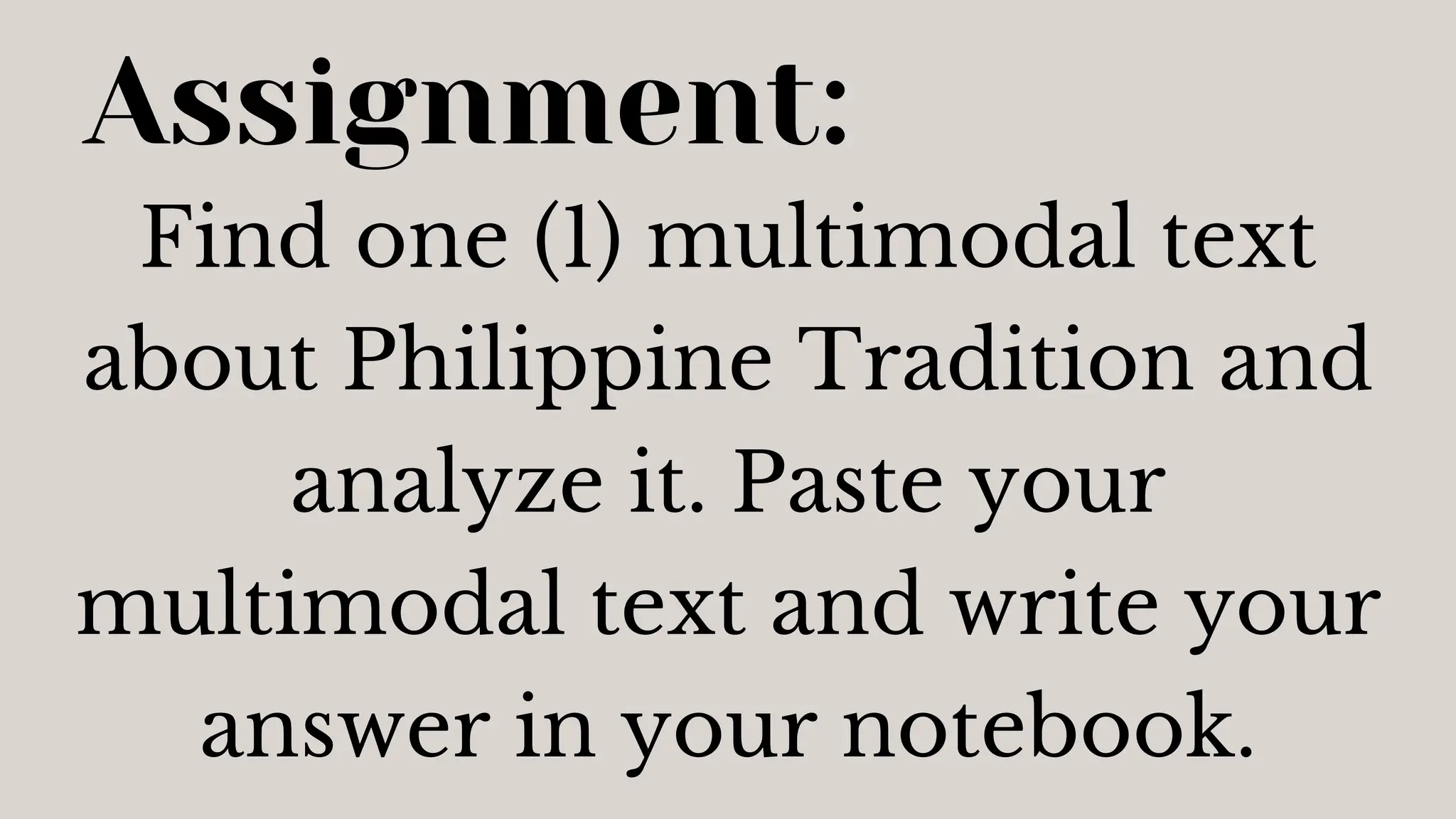 MULTIMODAL TEXTS ENGLISH GRADE 8 LESSON. | PPTX
