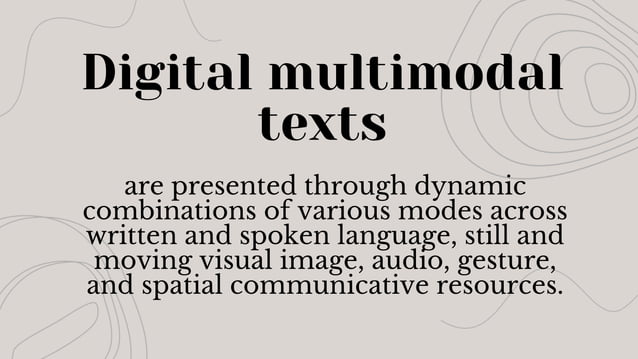 MULTIMODAL TEXTS ENGLISH GRADE 8 LESSON. | PPTX | Computer Animation ...