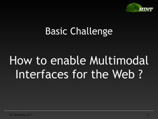 Designing and Executing Multimodal Interfaces for the Web based on State Chart XML | PPT ...