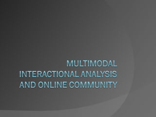 Multimodal analysis2 | PPT