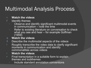 Multimodal analysis2 | PPT