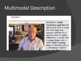 Multimodal analysis2 | PPT
