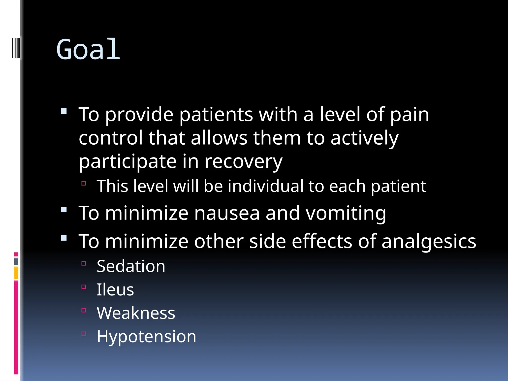 Multimodal approach in acute post operative pain.pptx