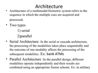 Multimodal Biometric Systems | PPT