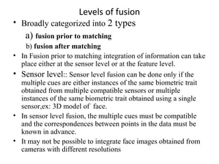 Multimodal Biometric Systems | PPT