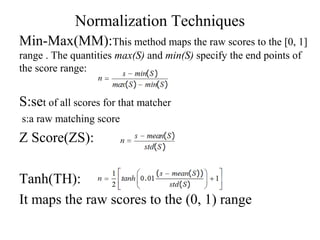 Multimodal Biometric Systems | PPT