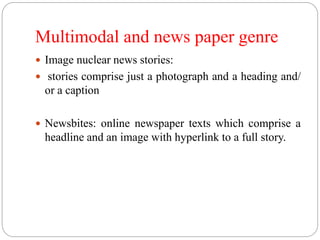 Multimodal discourse analysis | PPTX