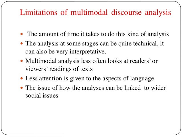 Multimodal Discourse Analysis