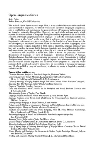 Multimodal Discourse Analysis Systemic Functional Perspectives | PDF