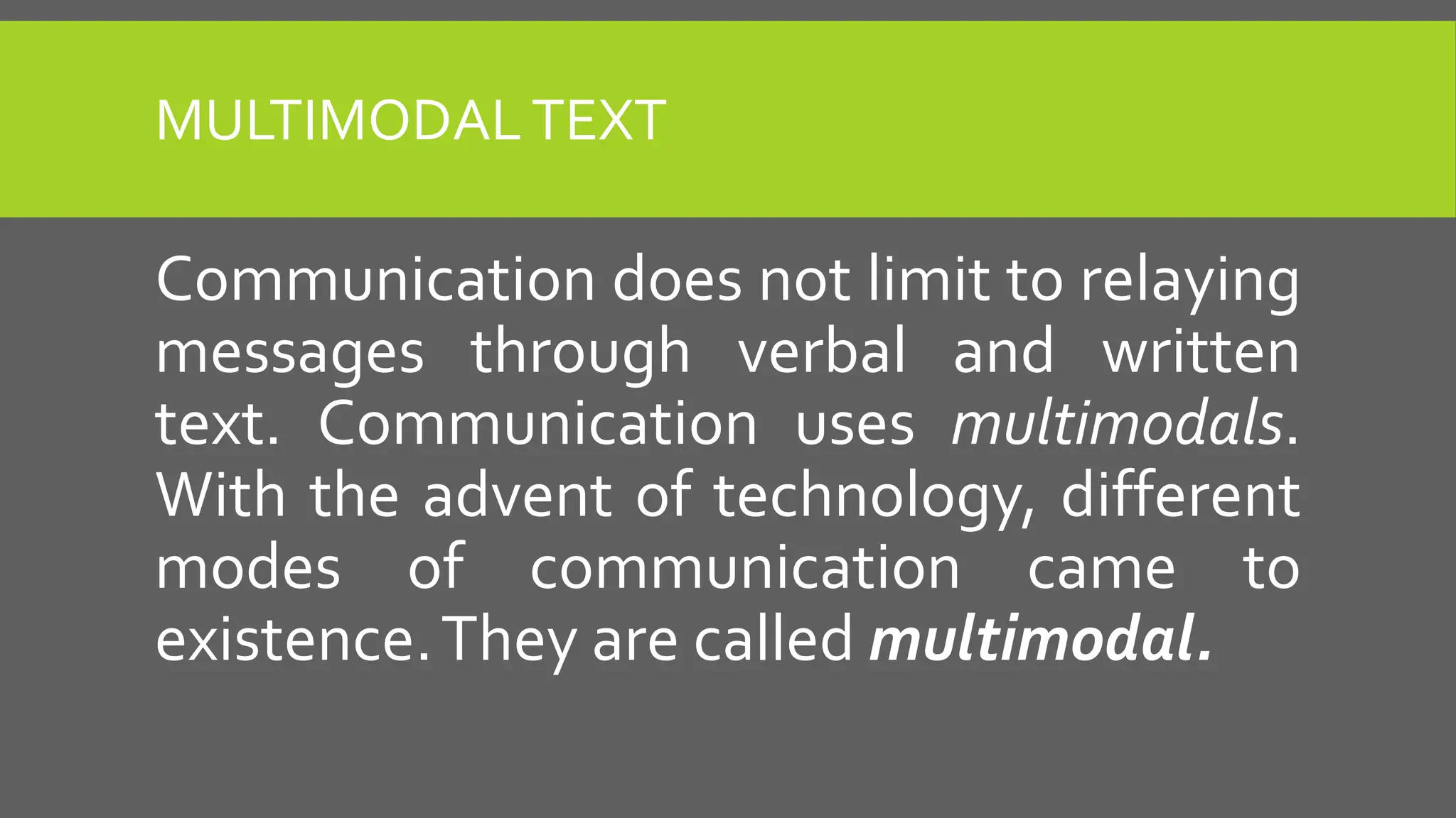 multimodal elements.pptx0000000000000000 | PPTX
