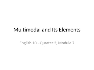 Multimodal and its Elements_Presentation.pptx