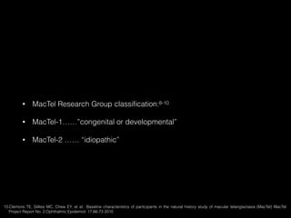 Multimodal imaging in MacTel-2 | PDF